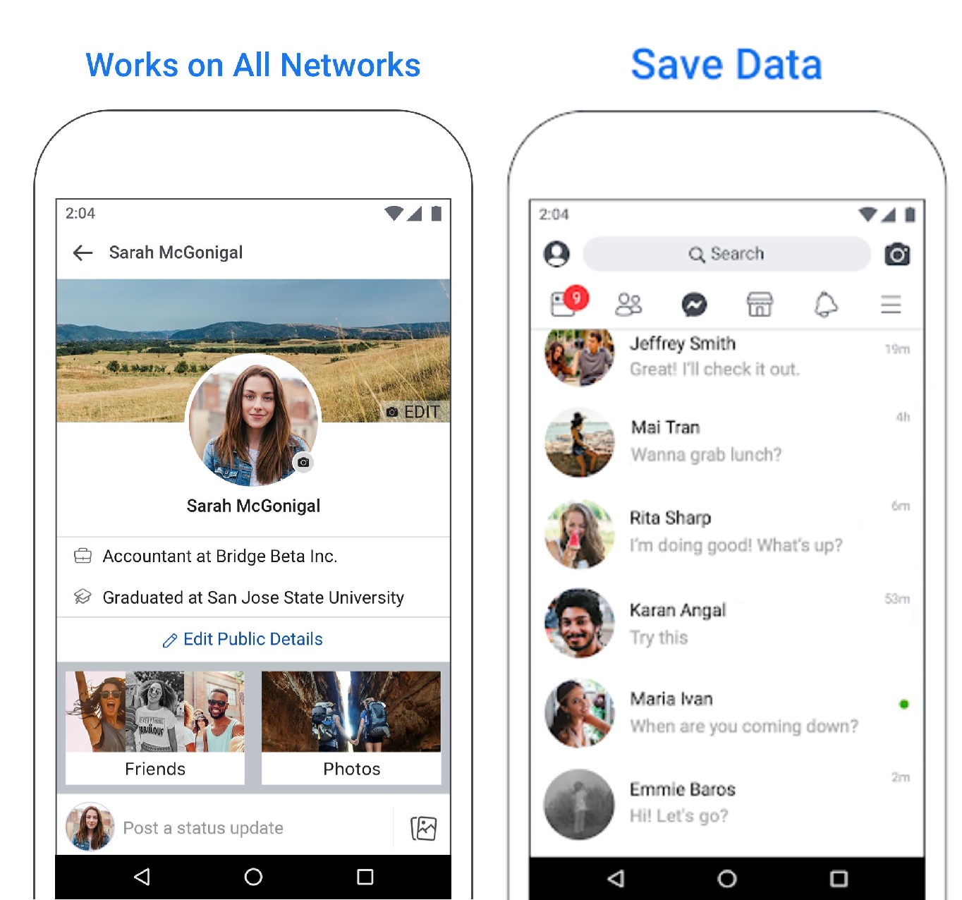 Facebook Lite una manera mas ligera de contactar con tus amigos