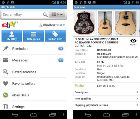 eBay: Comprar y vender